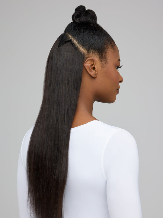 100% Virgin Straight Hair Extensions – Silky, Natural & Long-Lasting ...